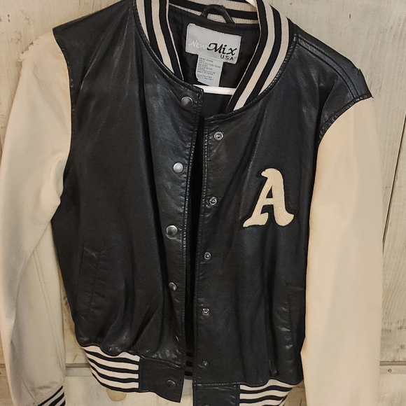 New Mix | Jackets & Coats | New Mix Black And Cream Jacket | Poshmark